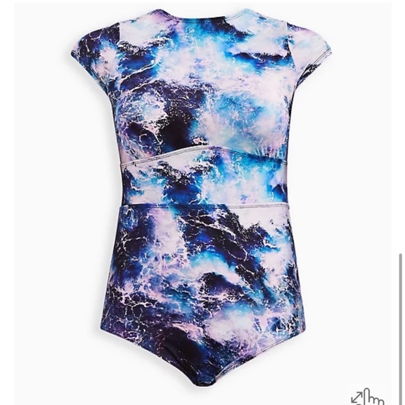 torrid | Swim | Torrid Ocean Waves One Piece Swimsuit | Poshmark